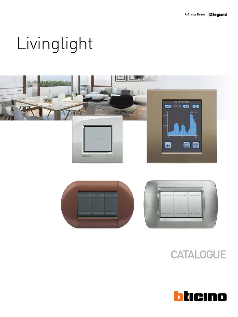 BTICINO Livinglight 2016 | PDF | Incandescent Light Bulb | Lighting