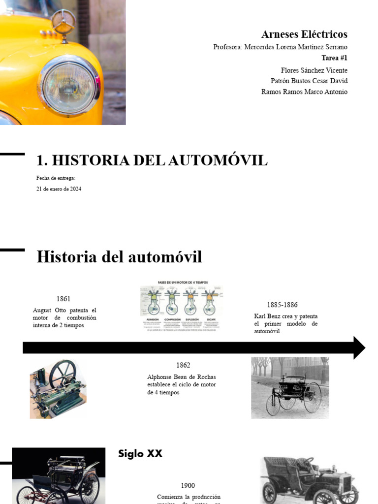 1 - Historia Del Automovil | PDF