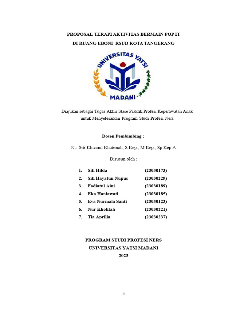 Proposal Tab Terbaru | PDF