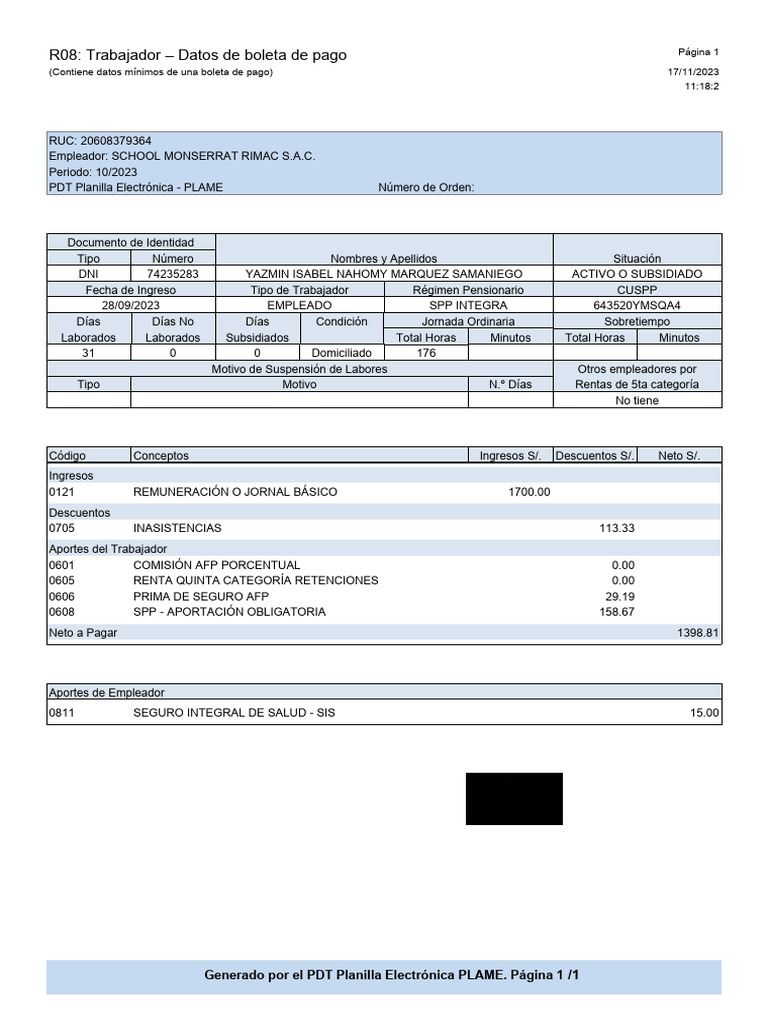 Yazmin Marquez Samaniego | PDF