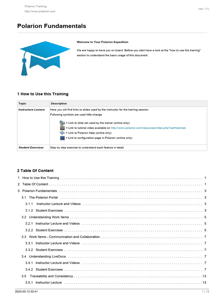 Polarion Fundamentals | PDF