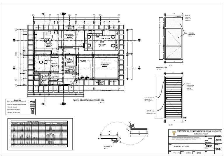 Arq Laboratorio Vertebrados Iiap A2 Planta 01 | PDF