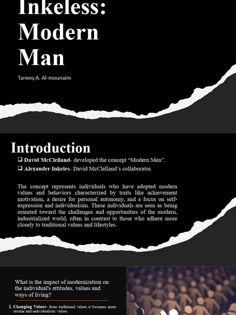 Modern Men: Traits and Influences | PDF | Attitude (Psychology ...