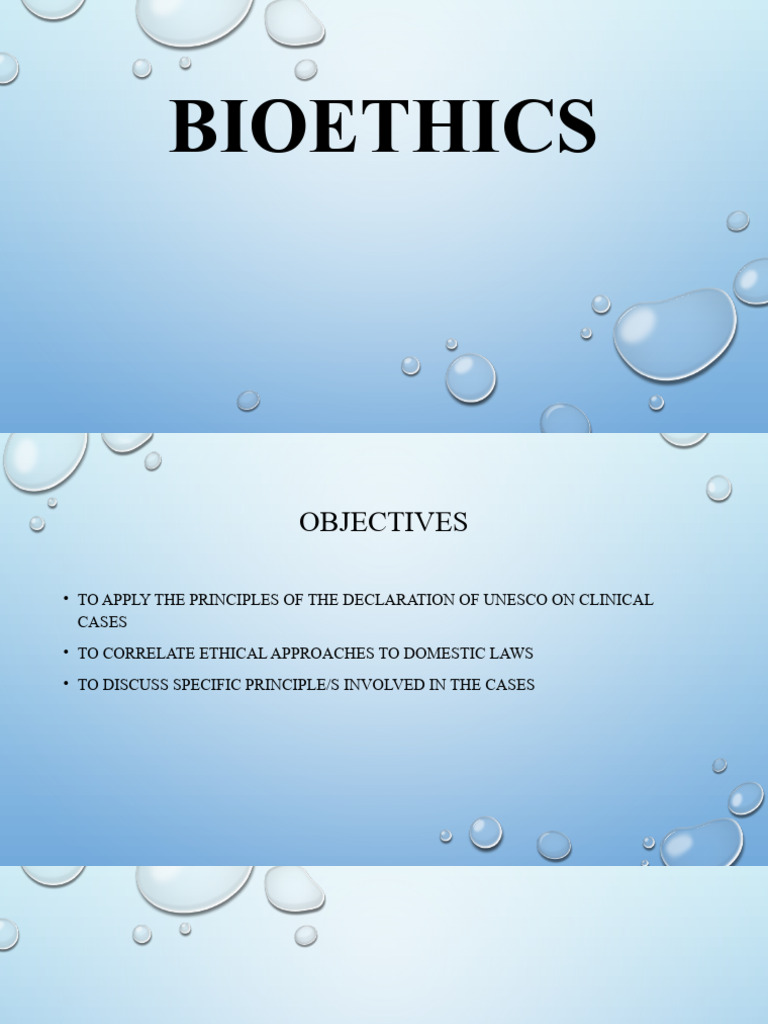 Bioethics Recap | PDF | Bioethics | Informed Consent