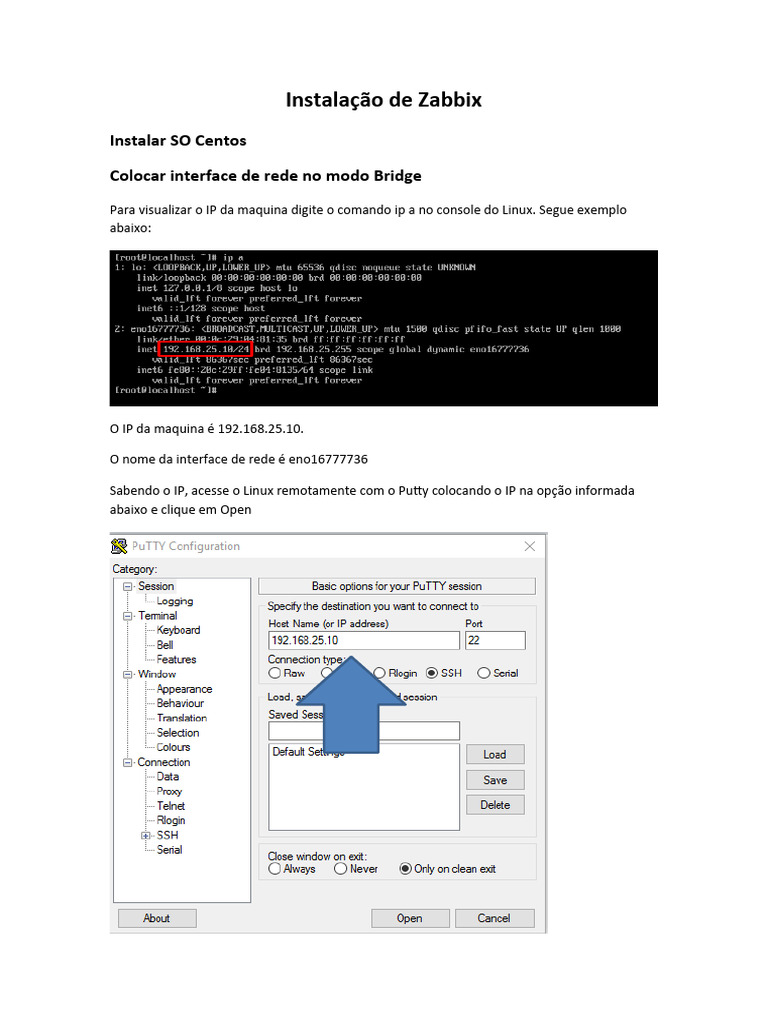 Instalação de Zabbix | PDF