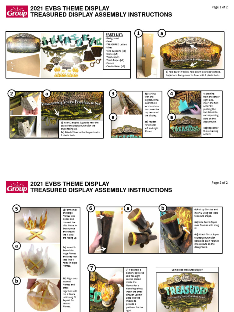 Treasured Logo Display Instructions | PDF