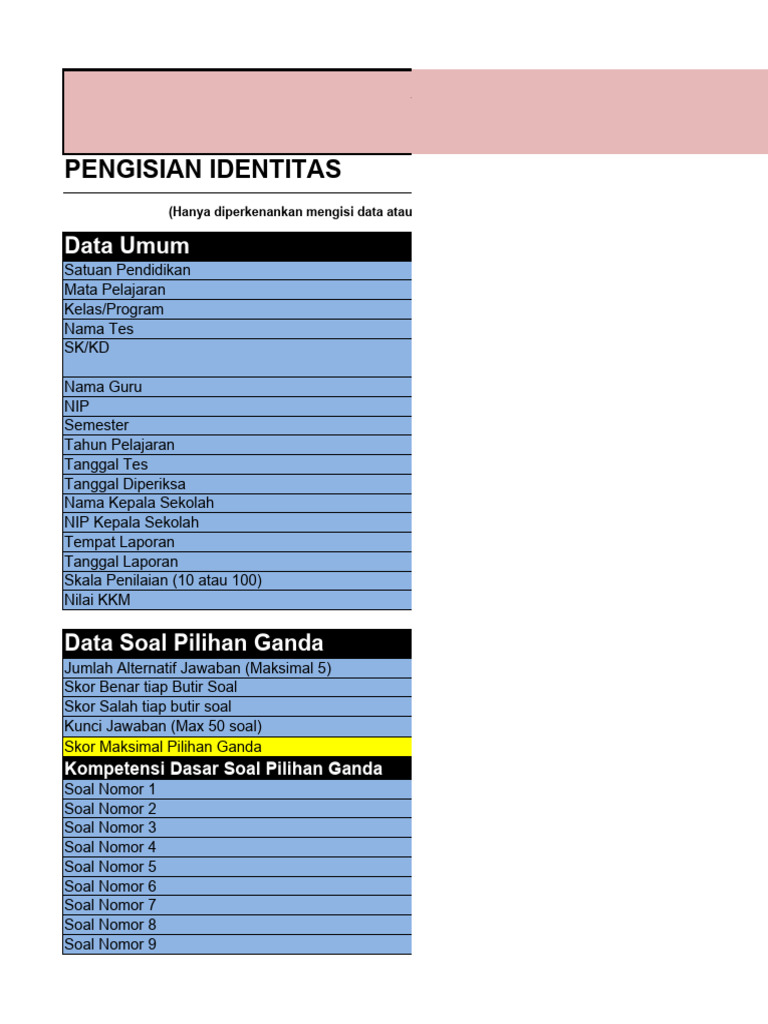 An - Buso PAS TIS Kelas 7C Ganjil 2022 | PDF