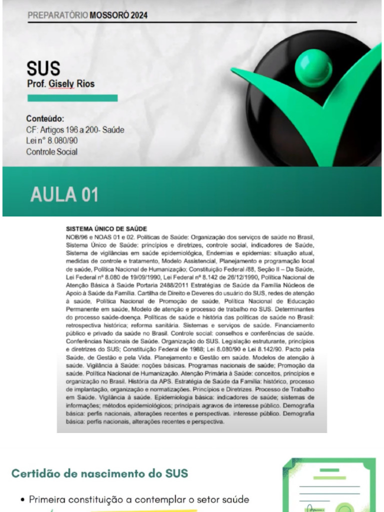 Sus Aula 01 | PDF