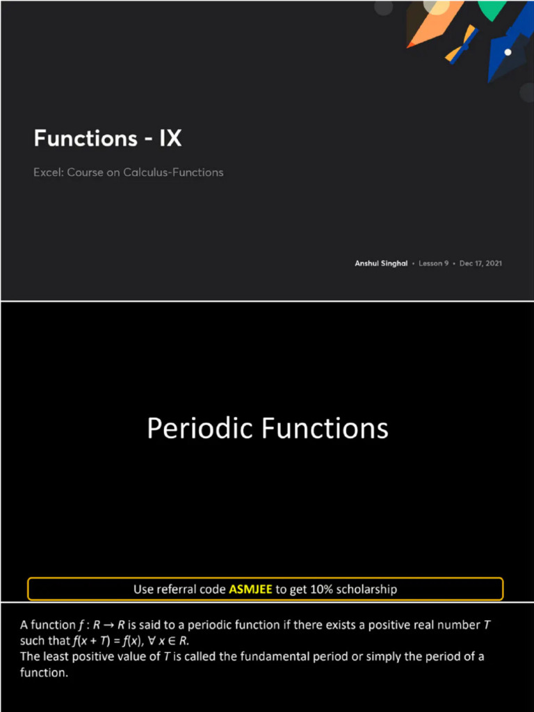 Functions IX With Anno | PDF