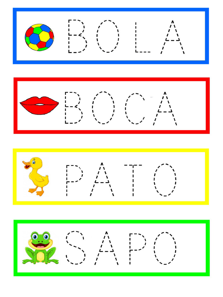 Atividades de Pontilhados | PDF