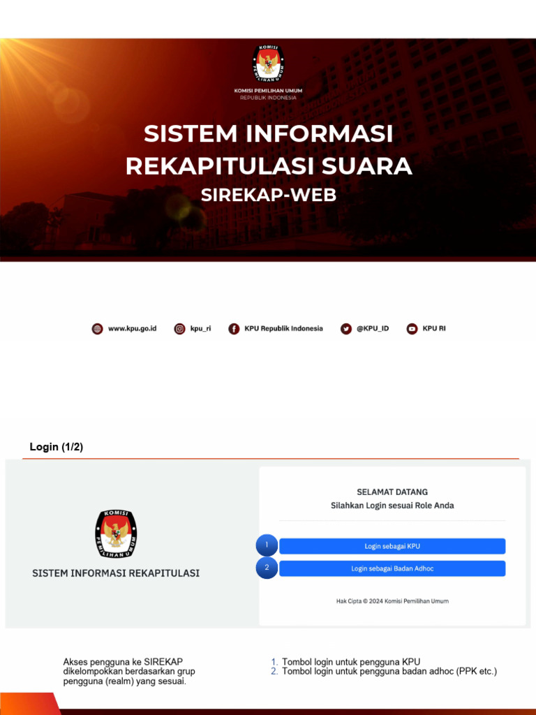 SIREKAP: Proses Rekapitulasi Suara | PDF