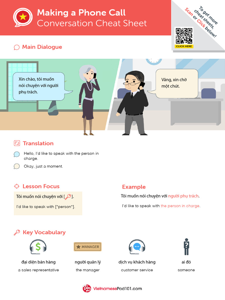 Vietnamese Phone Call | PDF
