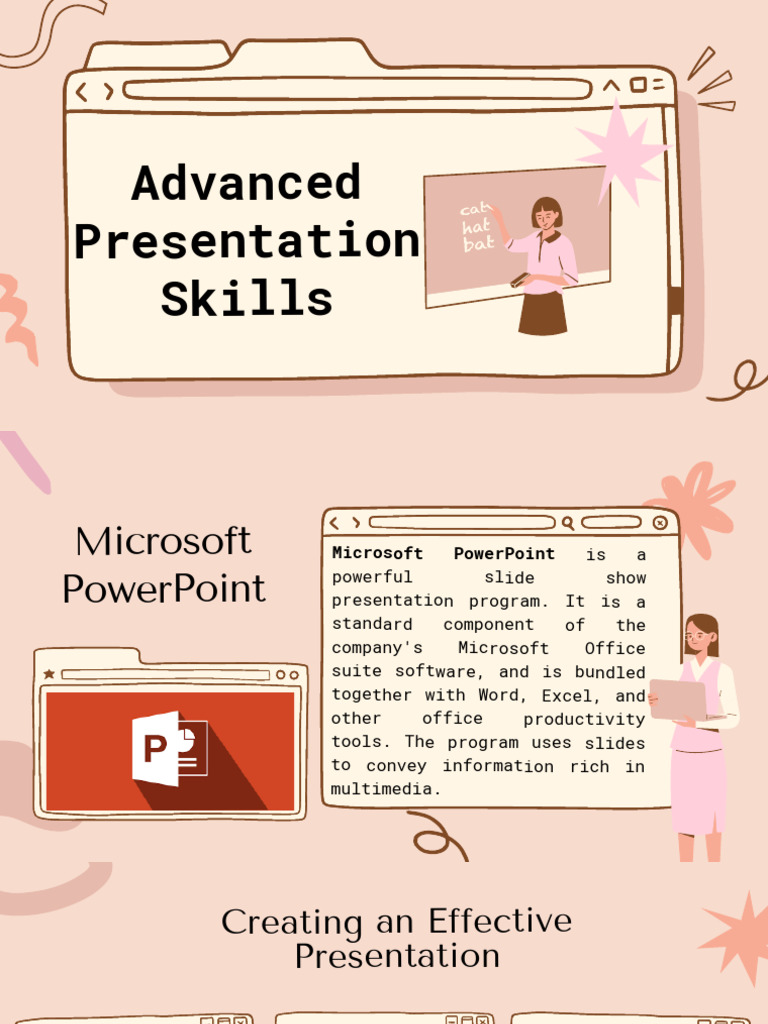 Pink Illustration English Class Presentation | PDF | Hyperlink | Computing