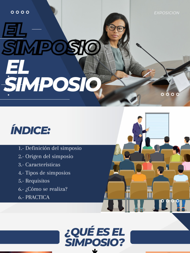 Definición y características del simposio | PDF