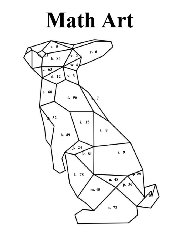 Math Art Grade 4 | PDF