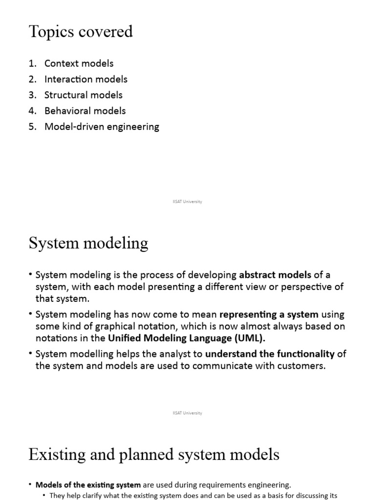11 System Modeling Pdf