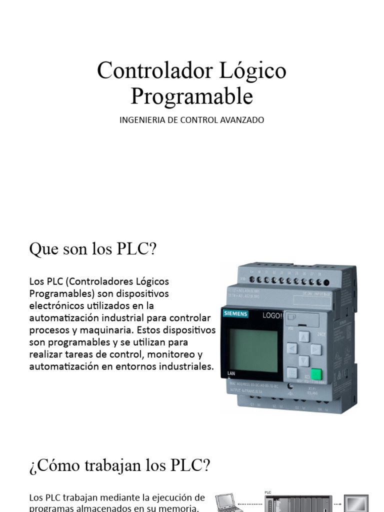 Controlador Lógico Programable (Autoguardado) | PDF