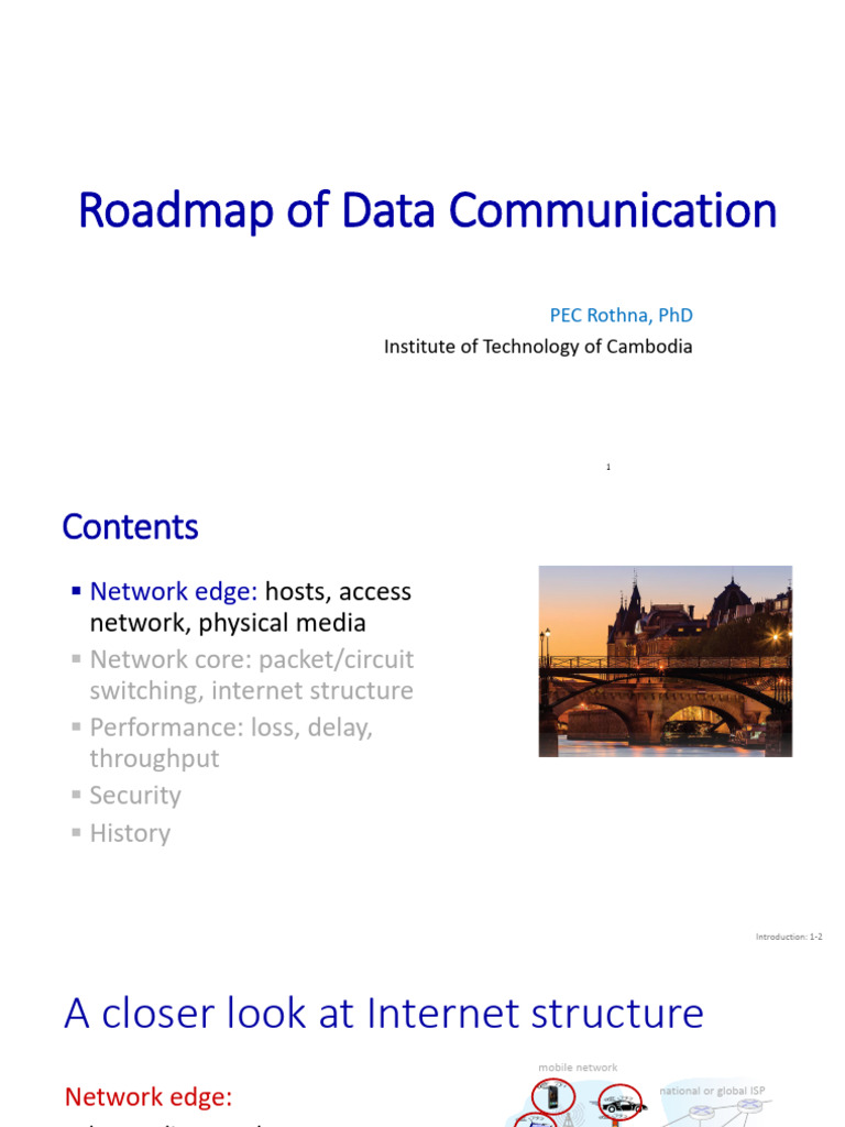 Lect. 02. Roadmap of Data Netowork | PDF | Computer Network ...