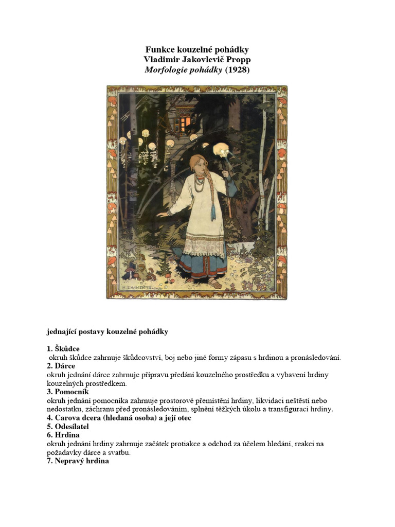 Propp Funkce | PDF