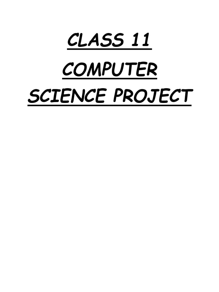 MANAGEMENT SYSTEM FOR LIBRARIES - Class 11 Project | PDF
