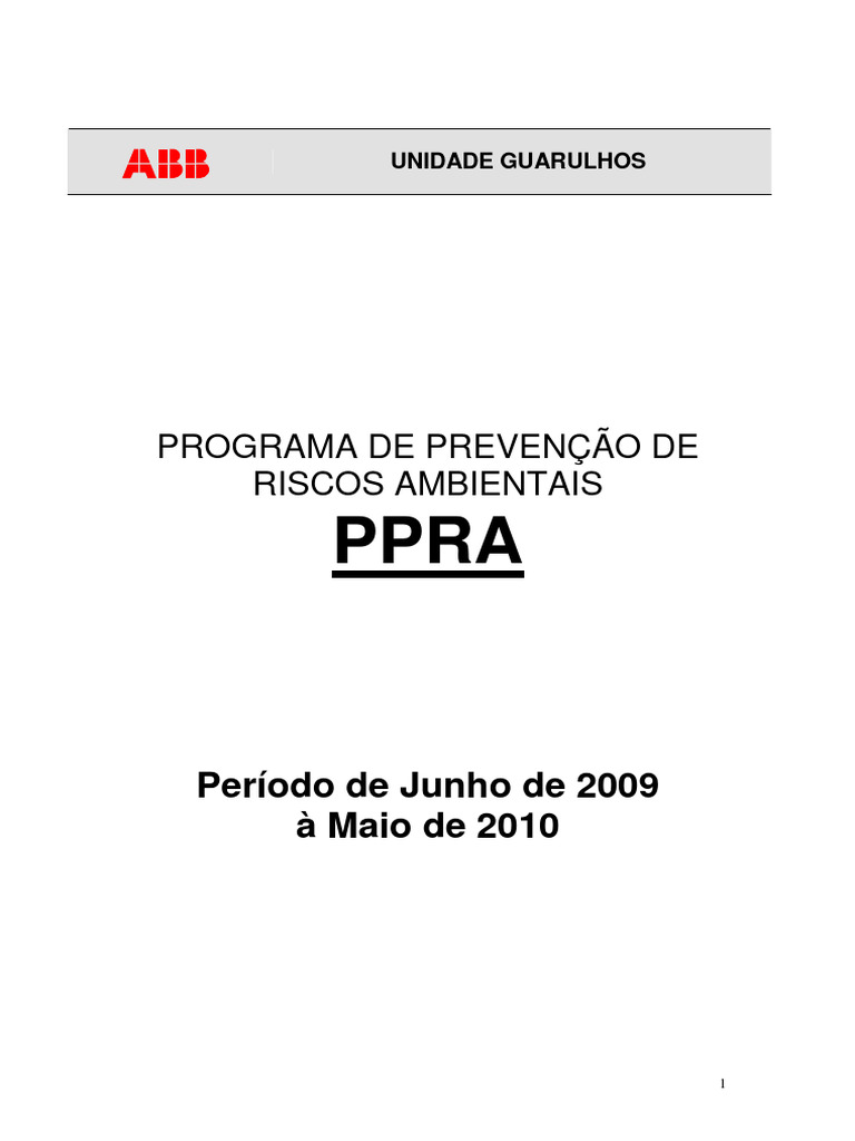PPRA ABB 2009 A 2010 | PDF