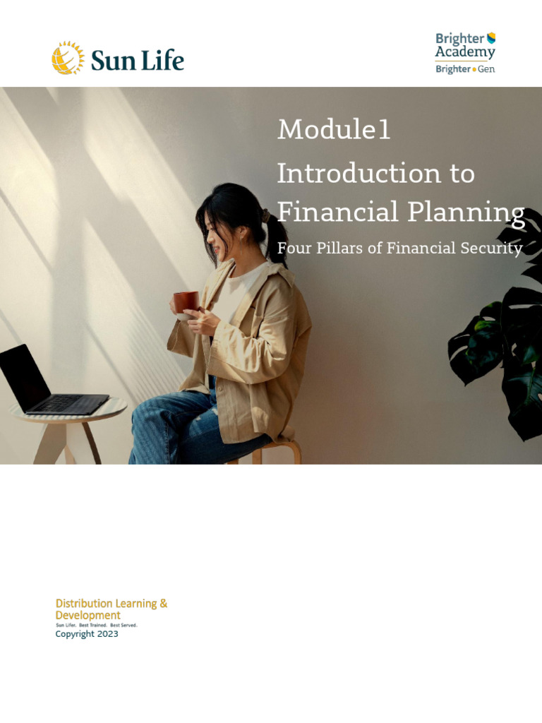 4 Pillars Module 1 - Introduction To Four Pillars of Financial Security ...