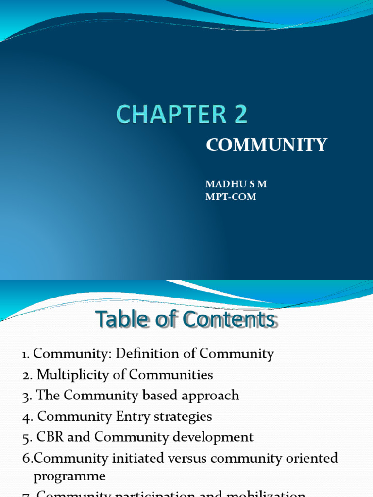 COMMUNITY | PDF