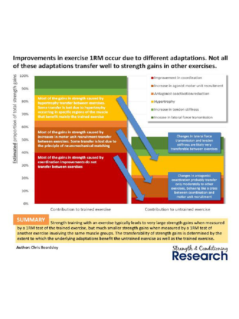 1RM Can Increase in Specific Adaptations | PDF