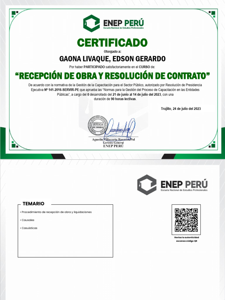 Recepcion de Obra y Resoluc de Contrato | PDF Recepcion de Obra y Resoluc de Contrato | PDF