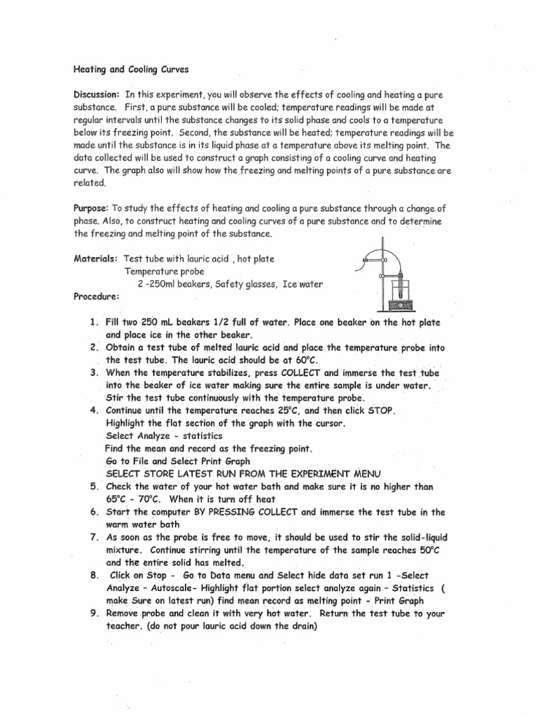 Heating and Cooling Curves-1 | PDF