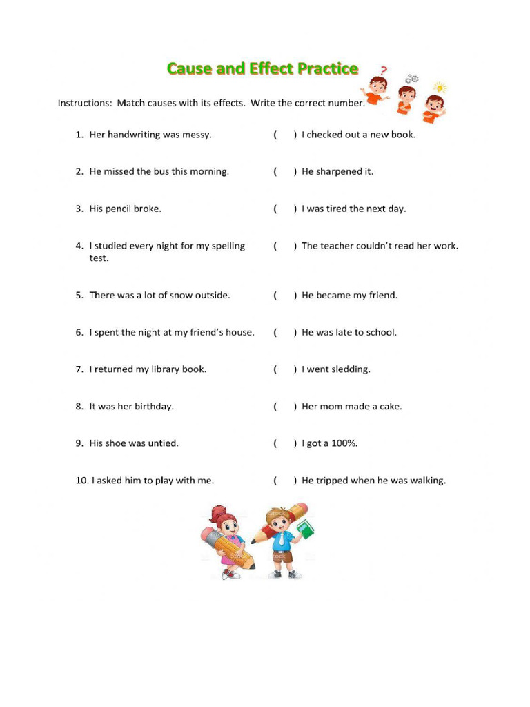 Cause and Effect 2 | PDF