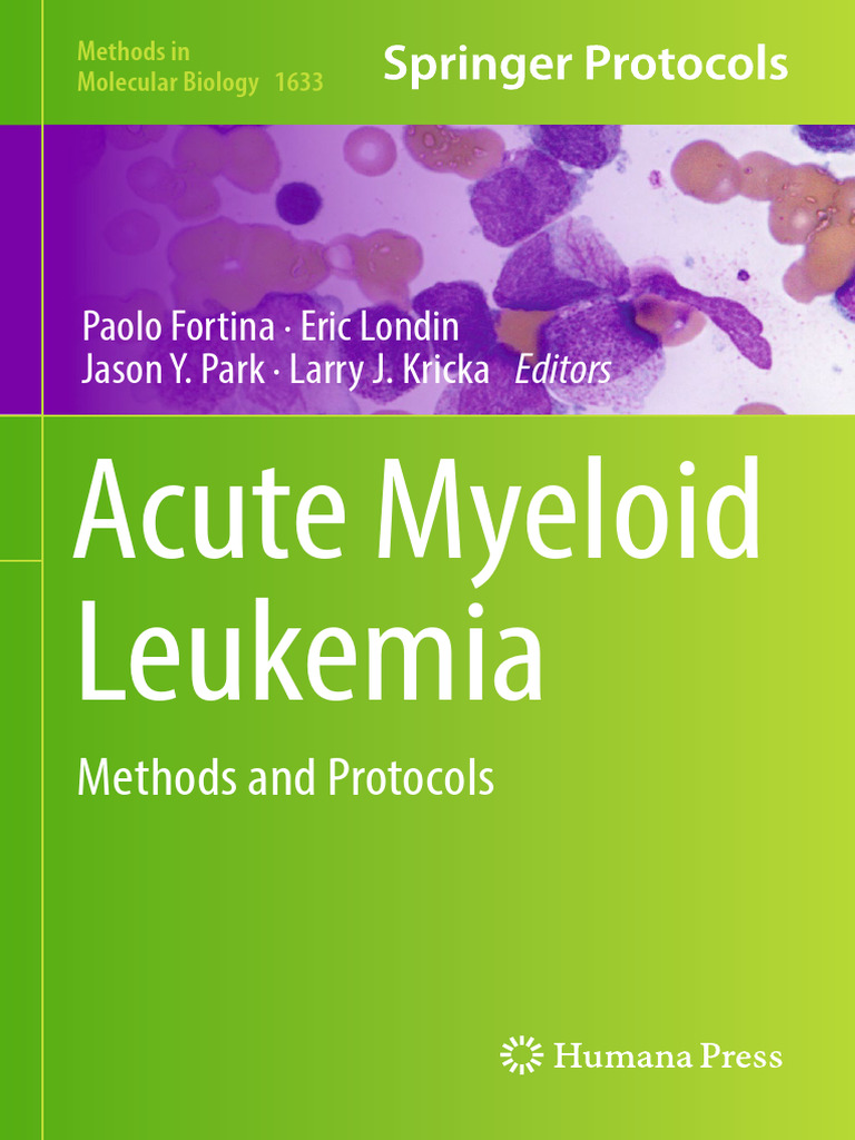 Acute Myeloid Leukemia: Methods and Protocols | PDF