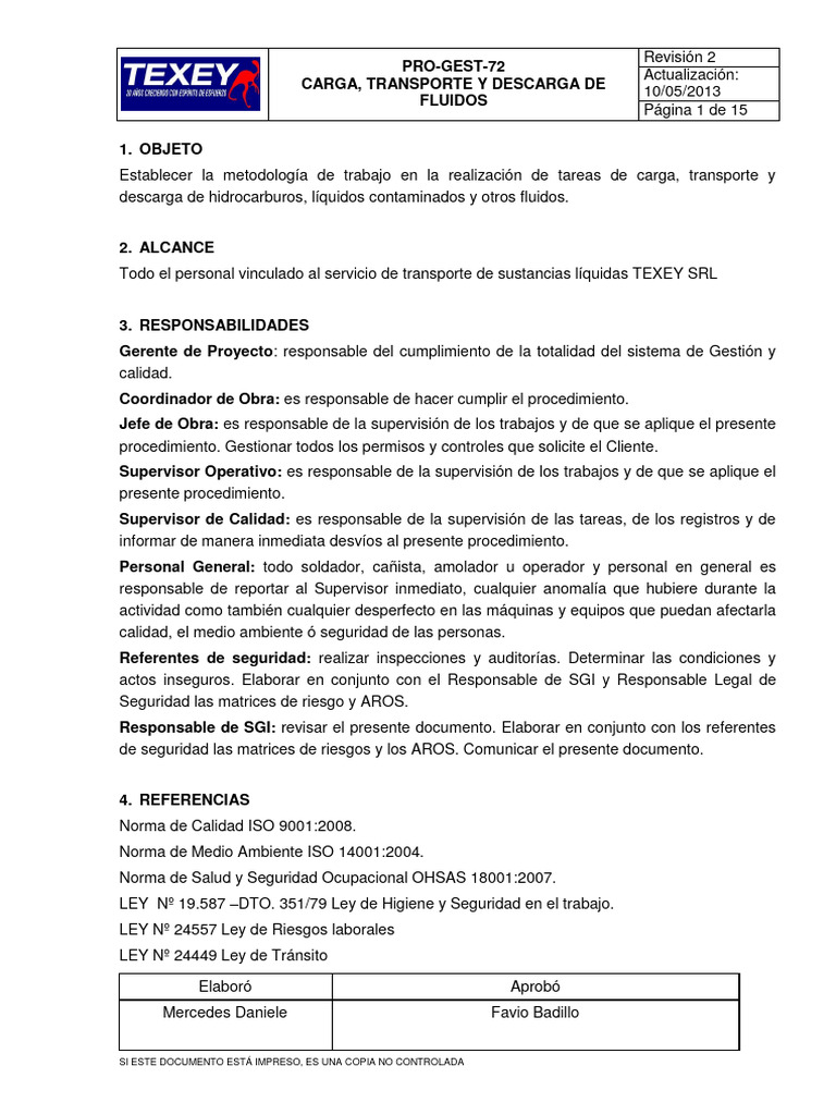 Pro-Gest-72 CTD Fluidos | PDF