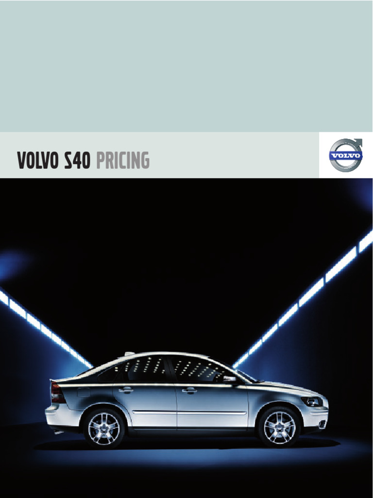 S40 2007 Fullprod Spec | PDF