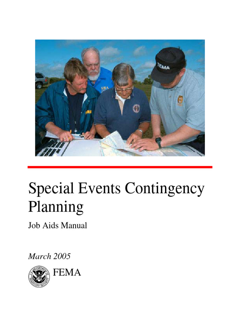 Special Events Planning Job Aid | PDF | Emergency Management | Incident ...