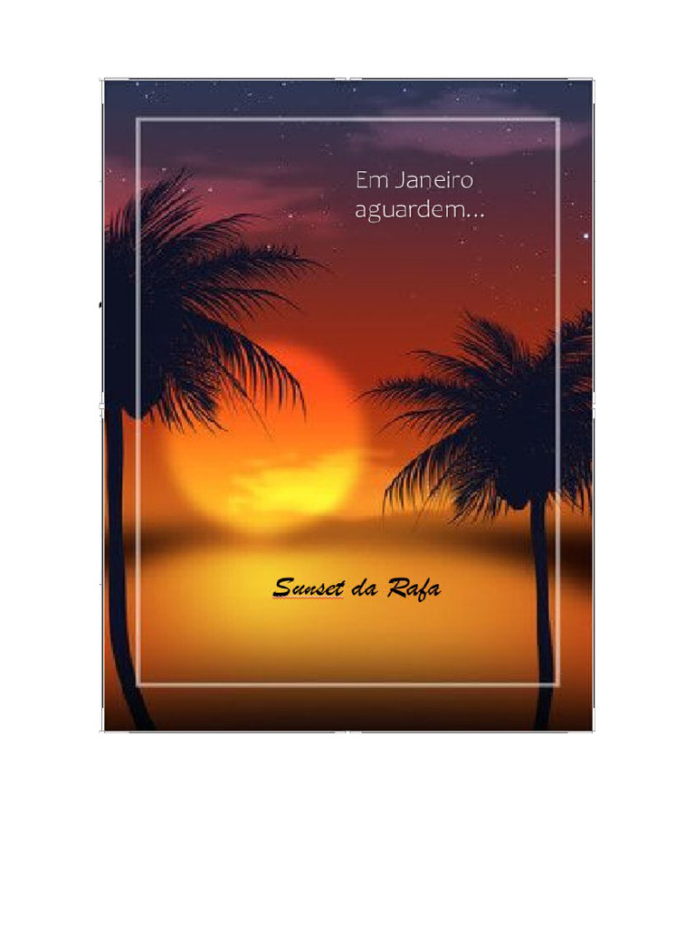 Convite Sunset Rafa | PDF