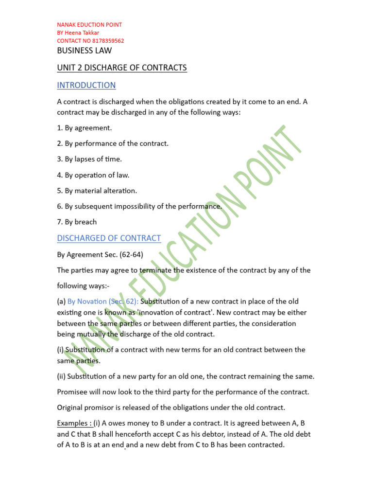 B Law Unit 2 Colour NEW Final | PDF