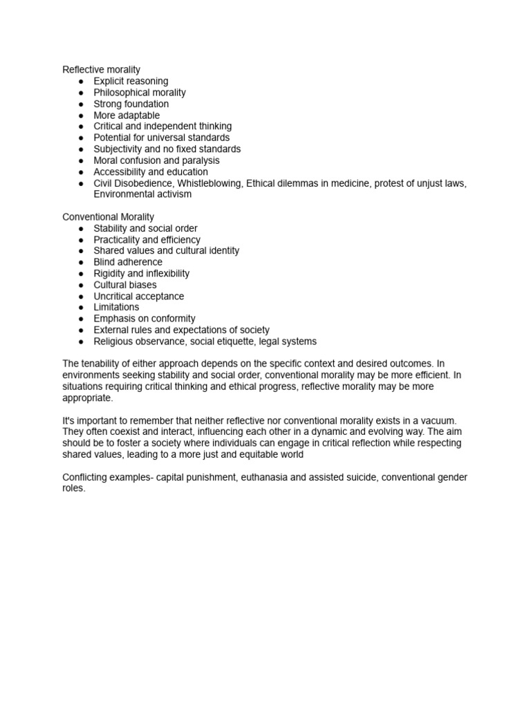 Unit 1 | PDF | Free Will | Morality