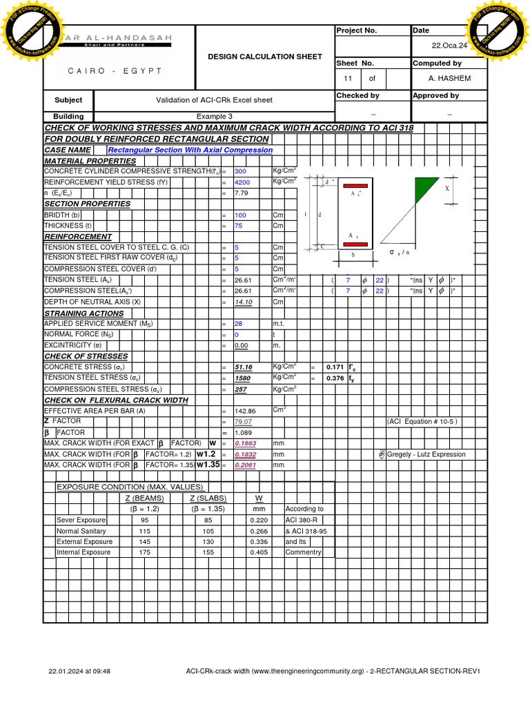 ACI-CRk-crack Width (WWW - Theengineeringcommunity.org) - 2 | PDF ...