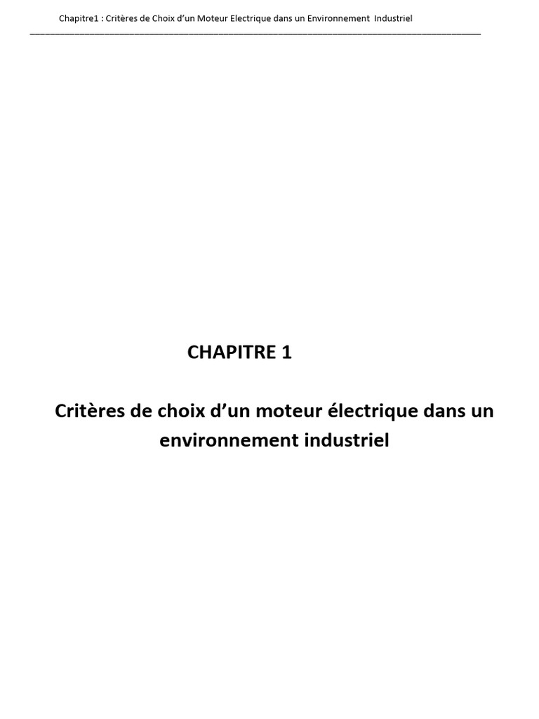 Chapitre 1 | PDF