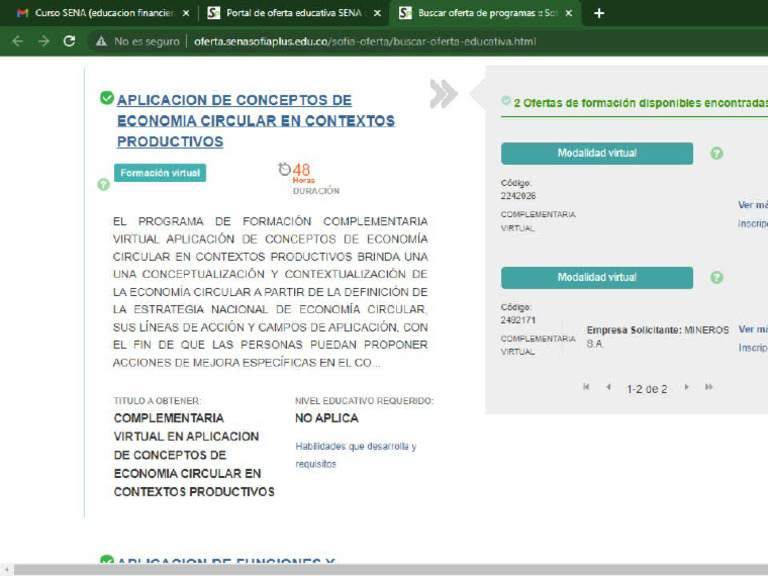 Aplicacion de Conceptos de Economia Circular en Contextos Productivos 48 Horas | PDF