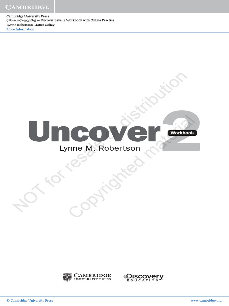 Uncover WB Level 2 | PDF | Books | Linguistics