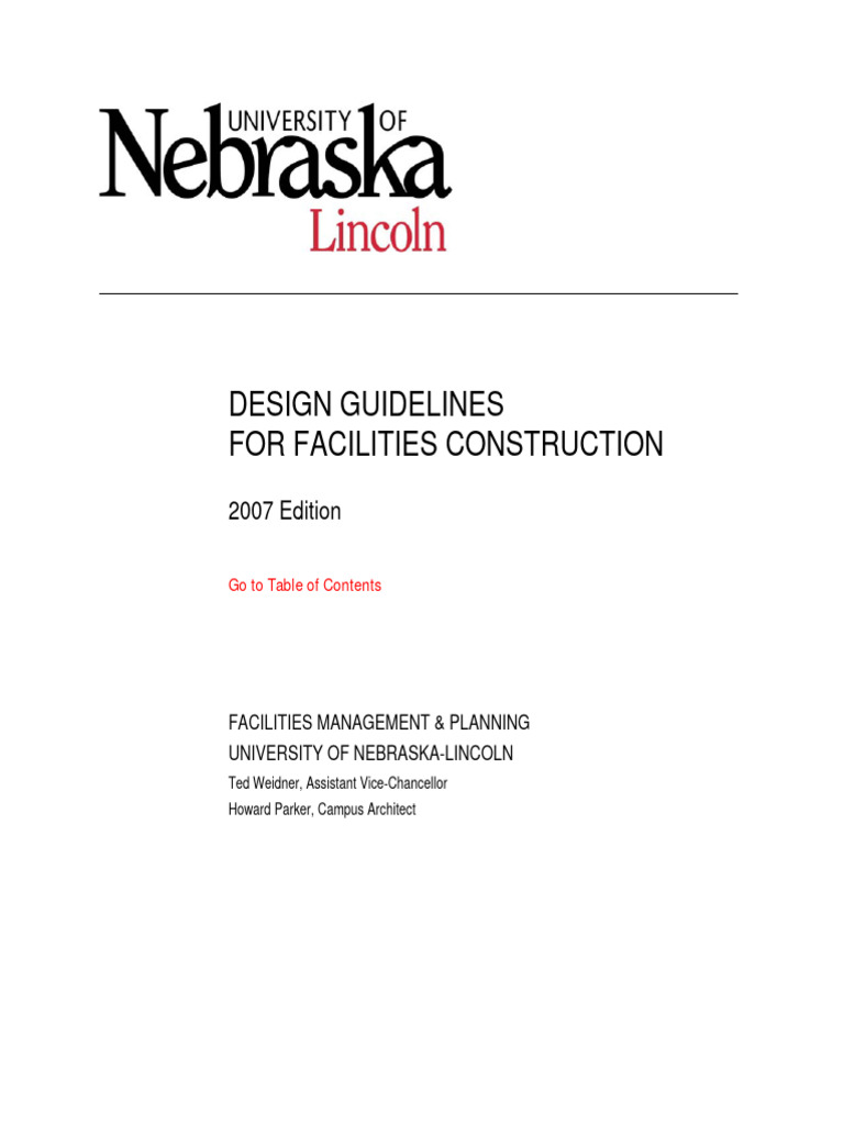 UNL Design Guidelines 2007 | PDF | Technology & Engineering