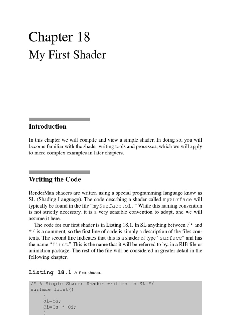 My First Shader | PDF | Shader | Rendering (Computer Graphics)
