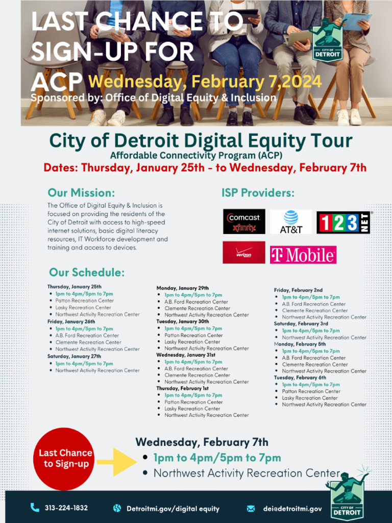 Page 1 Last Chance ACP Sign Up | PDF