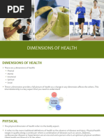 4 Dimensions of Health | PDF