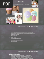 4 Dimensions of Health | PDF