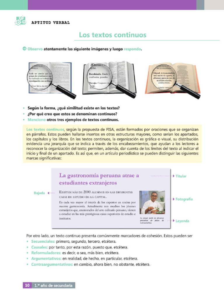 Los Textos Continuos | PDF