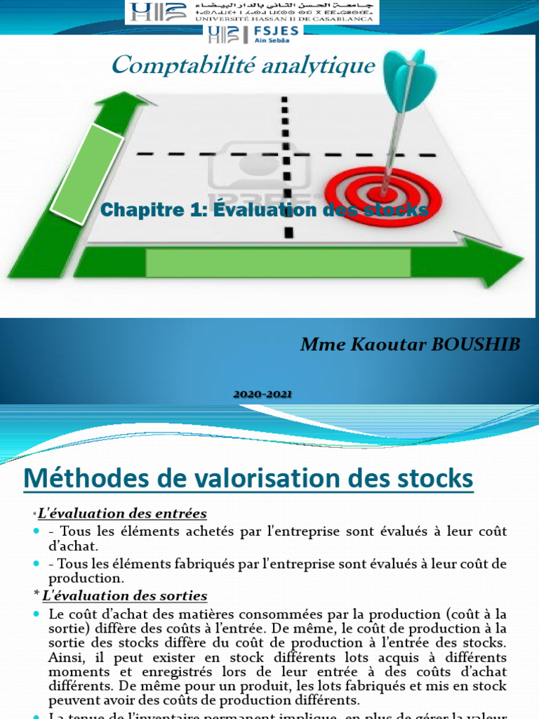 La Méthode Des Coûts Complets Chapitre 1 Évaluation Des Stocks | PDF