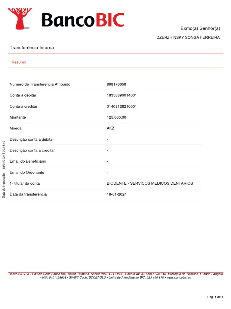 Exmo (A) Senhor (A) : Resumo | PDF